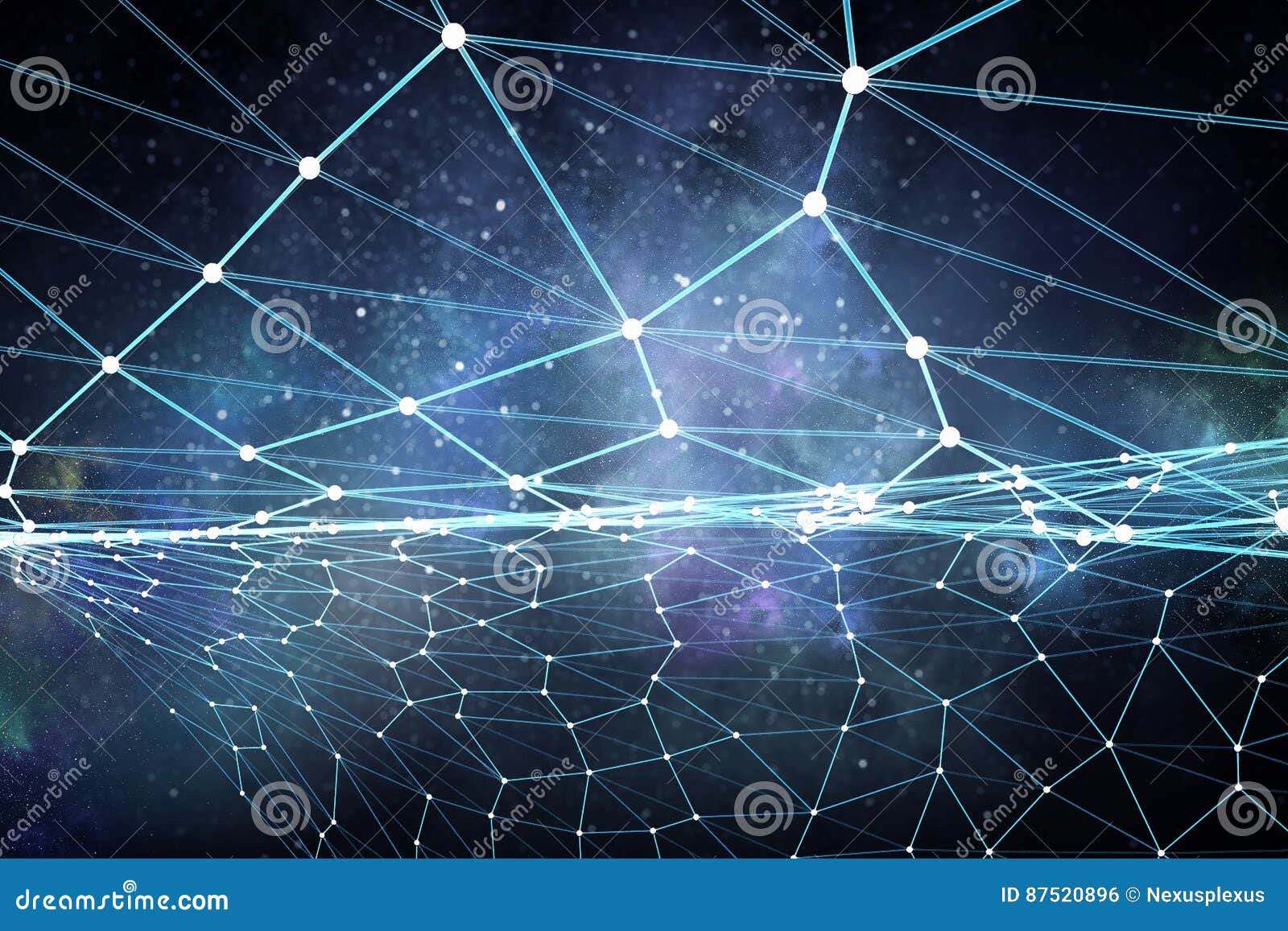 Connected Lines Background . Mixed Media Stock Photo - Image of digital ...