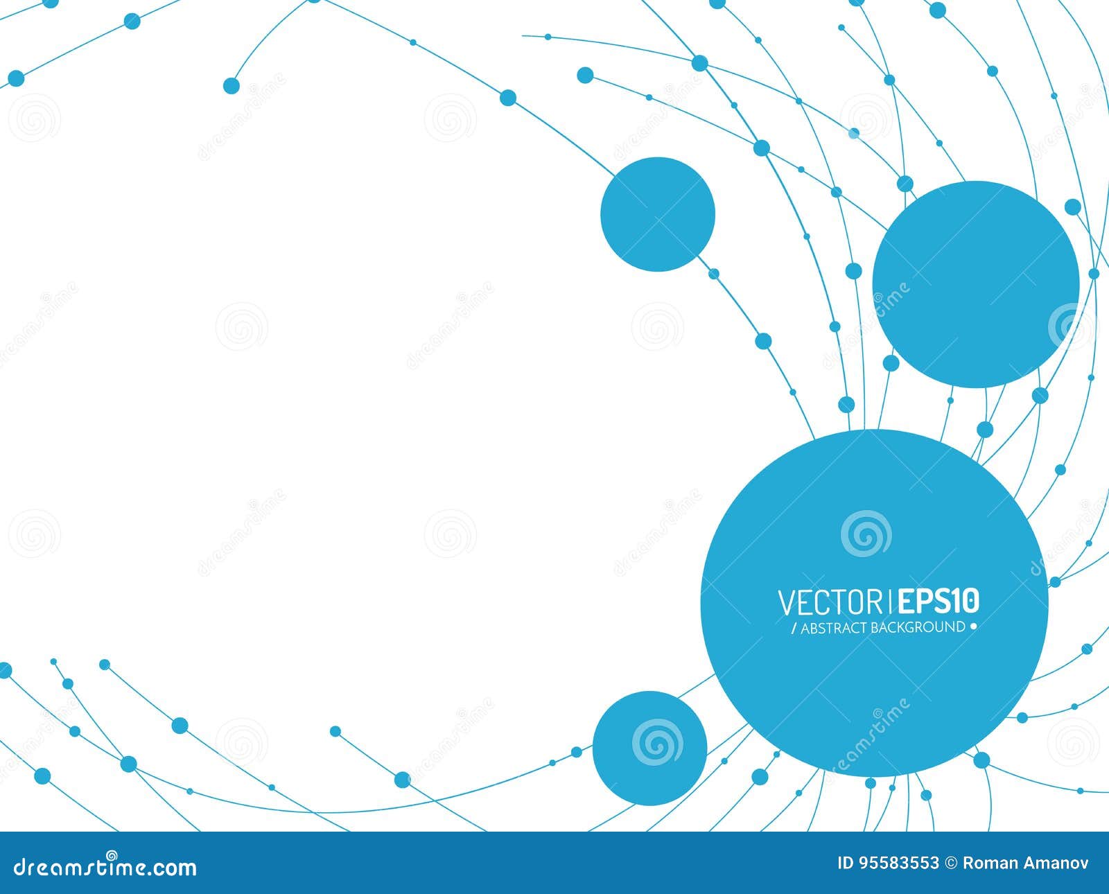 Connected Lines and Dots. Network Sign. Vector Illustration Stock ...