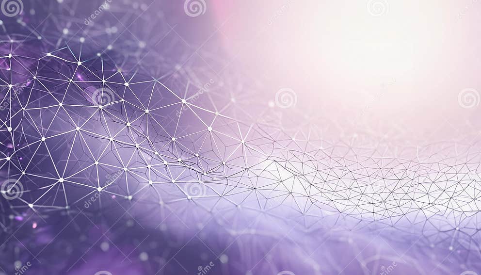 Connected Network stock illustration. Illustration of purple - 317233171