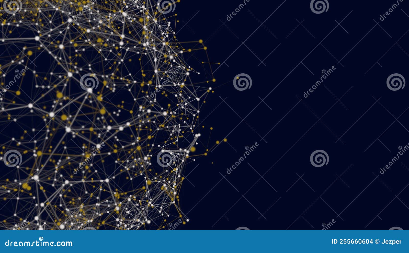 Connected Network Sphere Shape Isolated Digital Background Stock ...