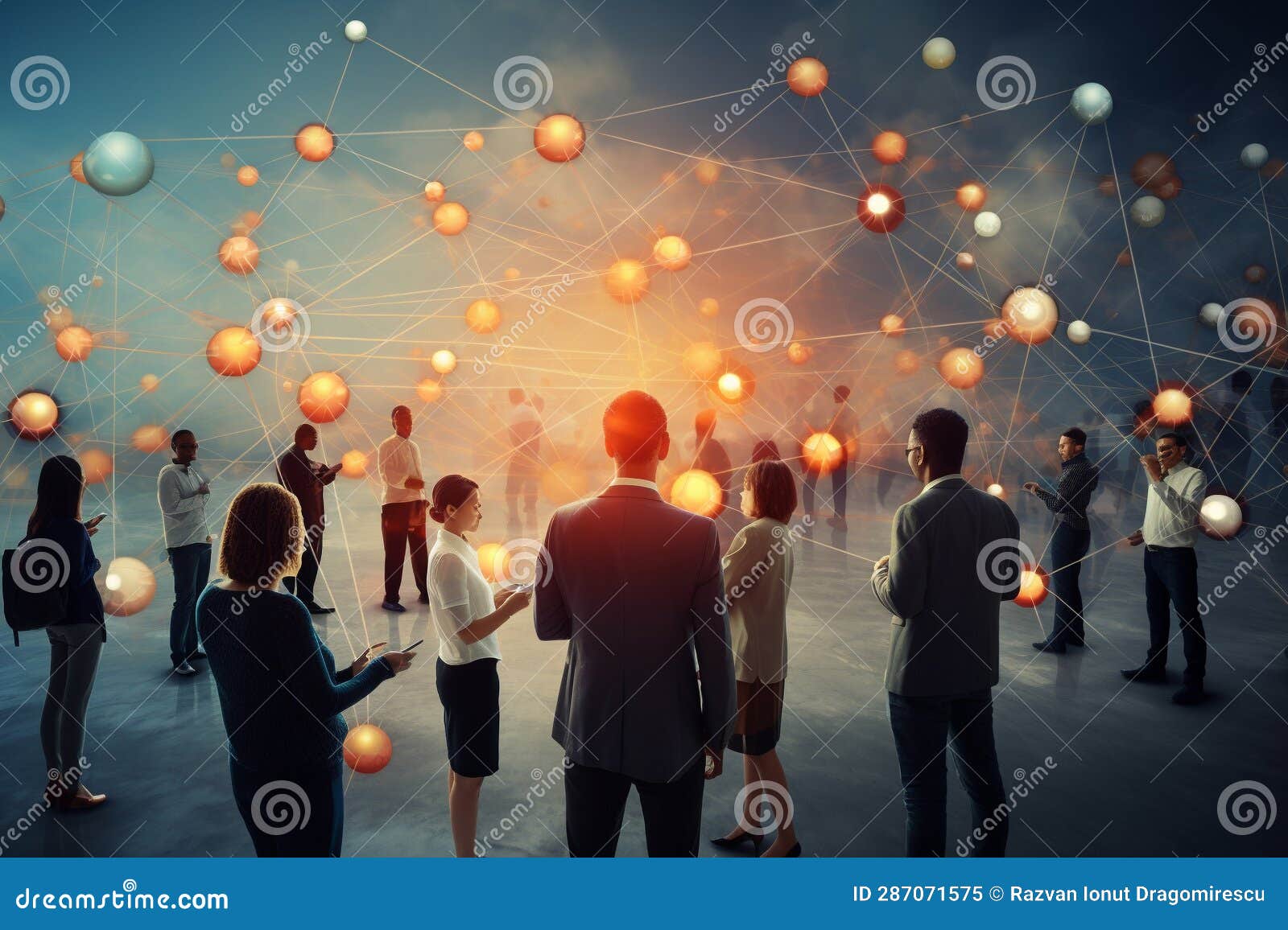 Connected Networks: Visualizing the Power of People Networking. Ai ...