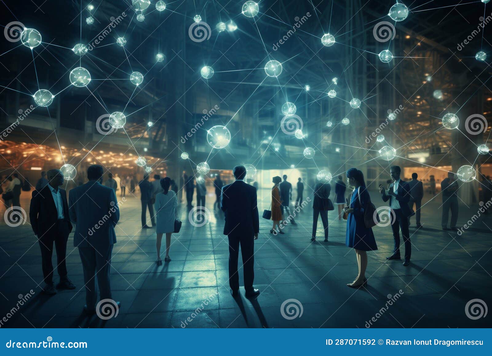 Connected Networks: Visualizing the Power of People Networking. Ai ...