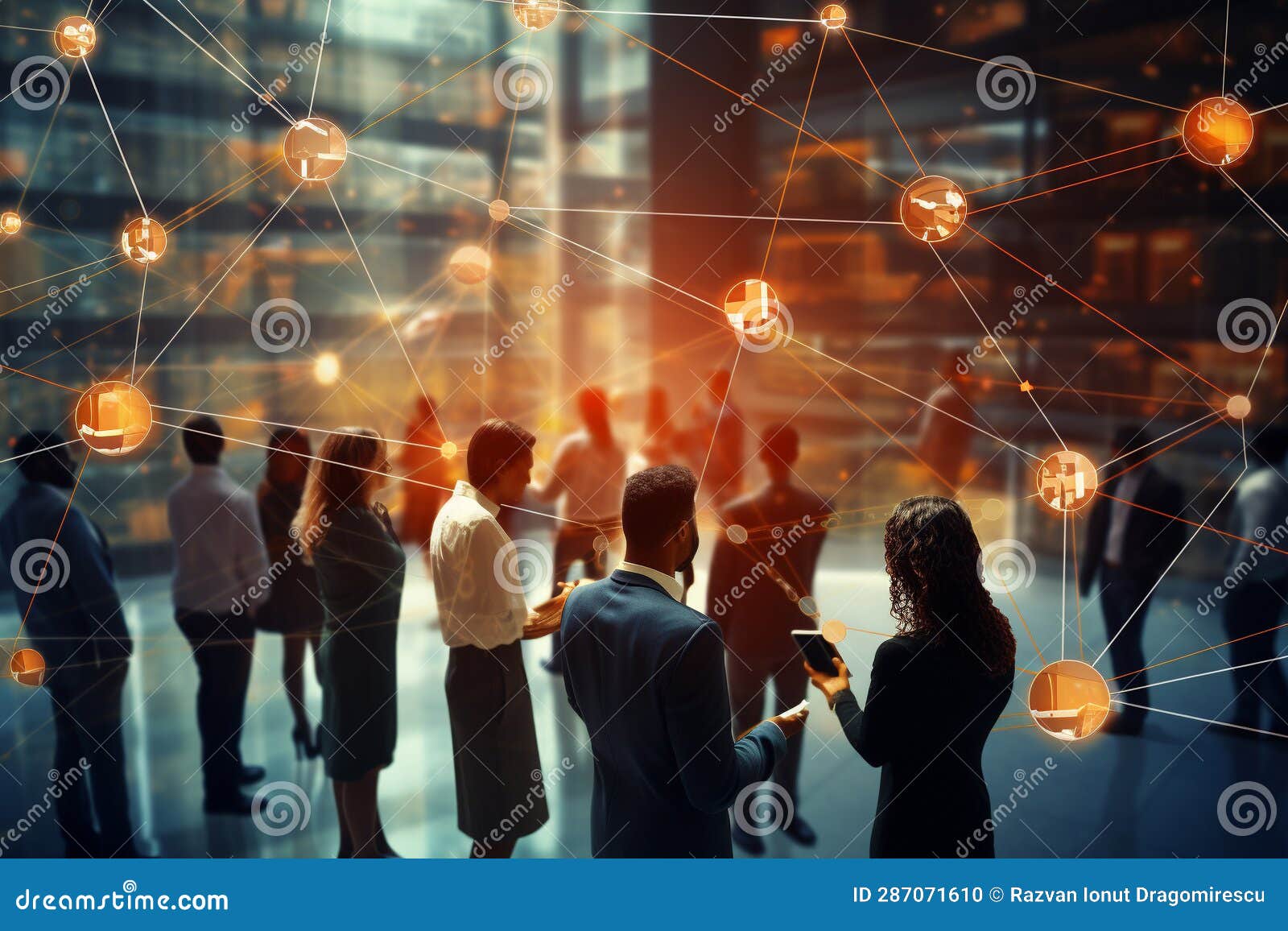 Connected Networks: Visualizing the Power of People Networking. Ai ...