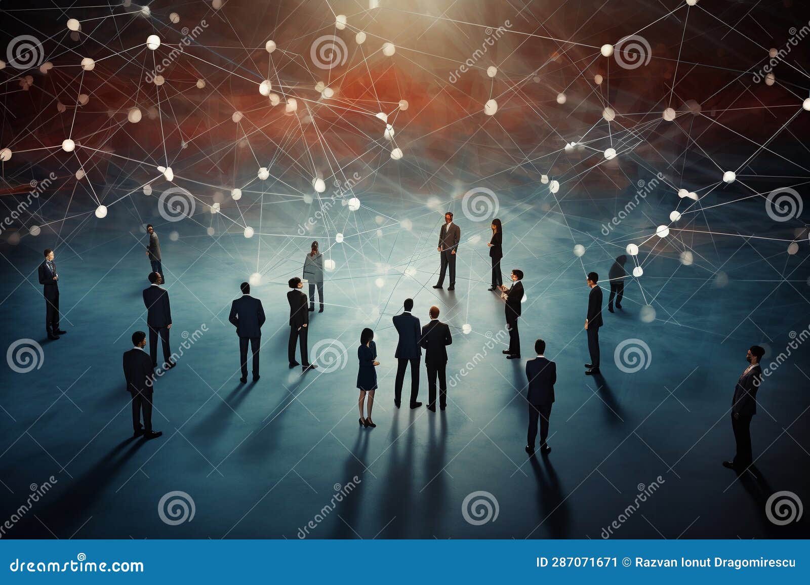 Connected Networks: Visualizing the Power of People Networking. Ai ...