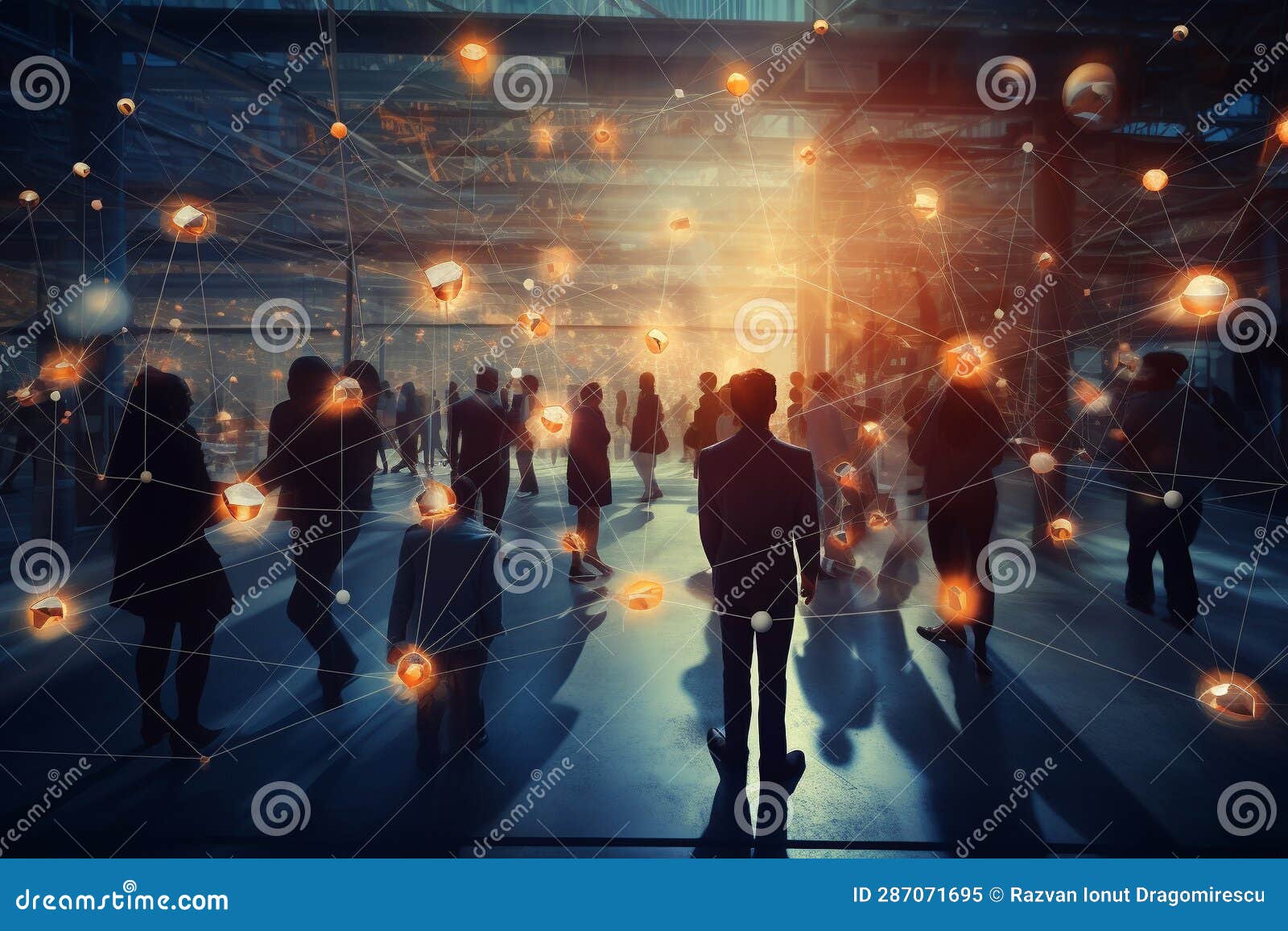 Connected Networks: Visualizing the Power of People Networking. Ai ...