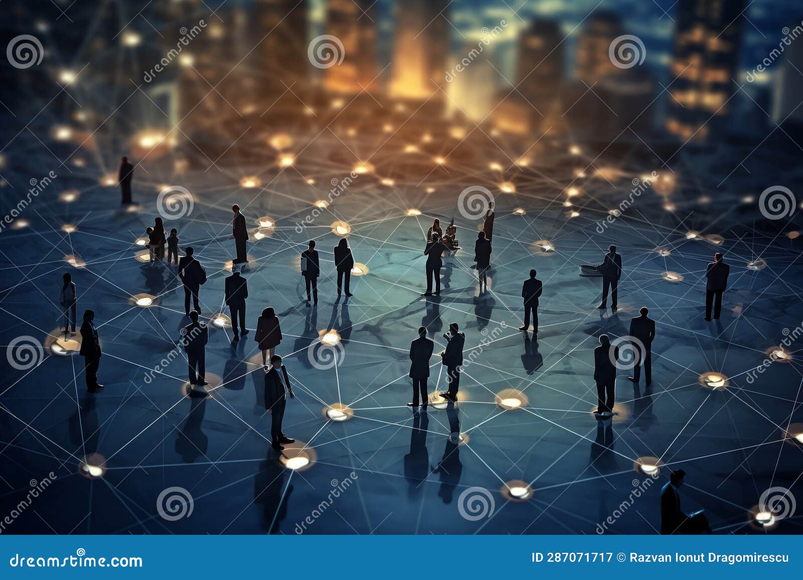Connected Networks: Visualizing the Power of People Networking. Ai ...