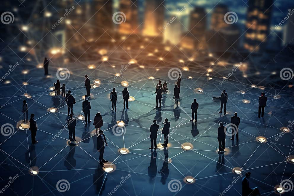 Connected Networks: Visualizing the Power of People Networking. Ai ...