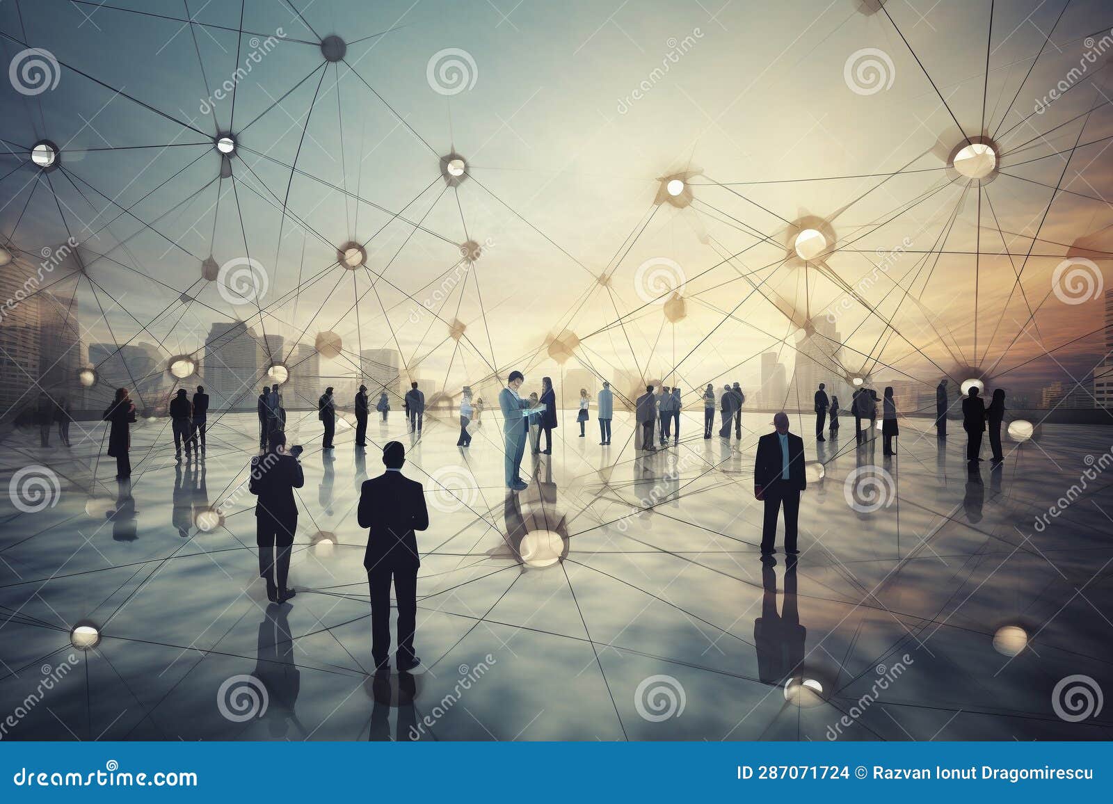 Connected Networks: Visualizing the Power of People Networking. Ai ...