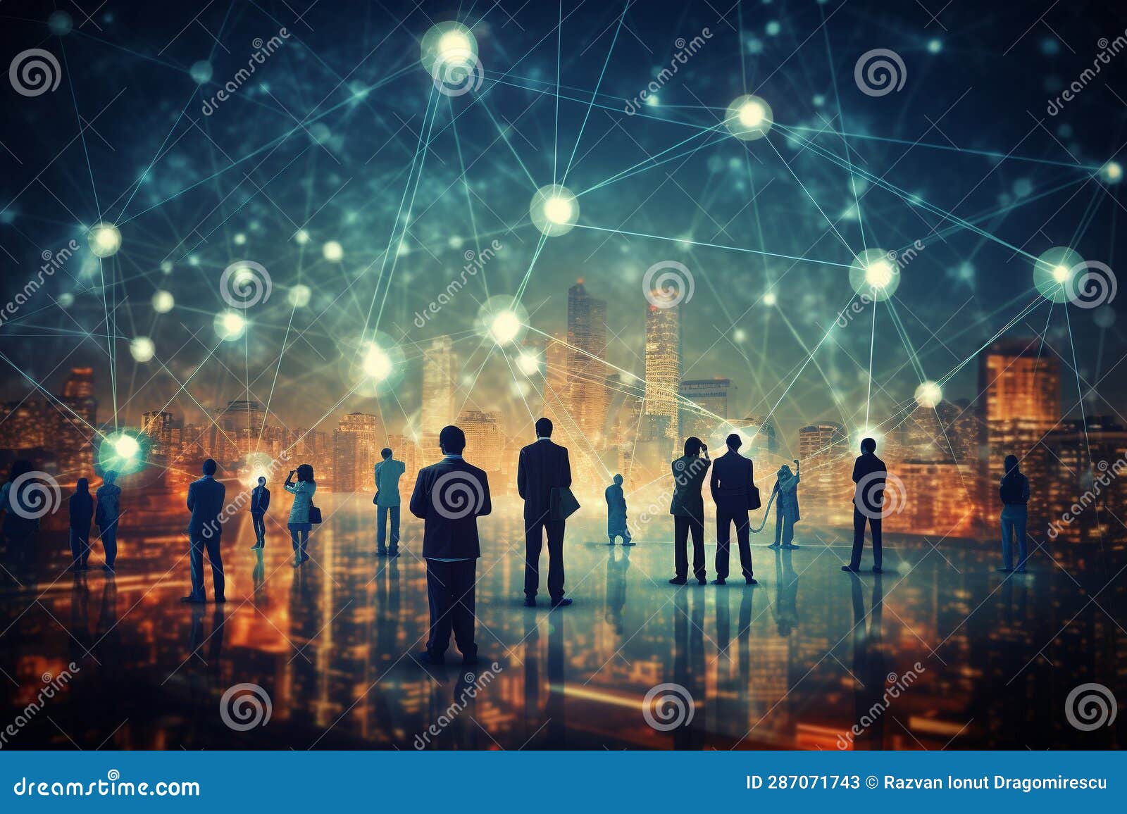 Connected Networks: Visualizing the Power of People Networking. Ai ...