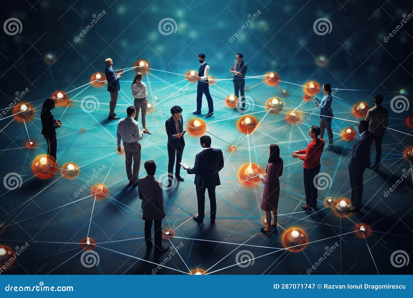 Connected Networks: Visualizing the Power of People Networking. Ai ...