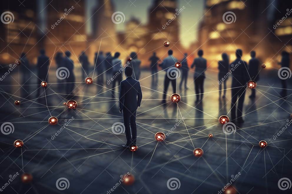 Connected Networks: Visualizing the Power of People Networking. Ai ...