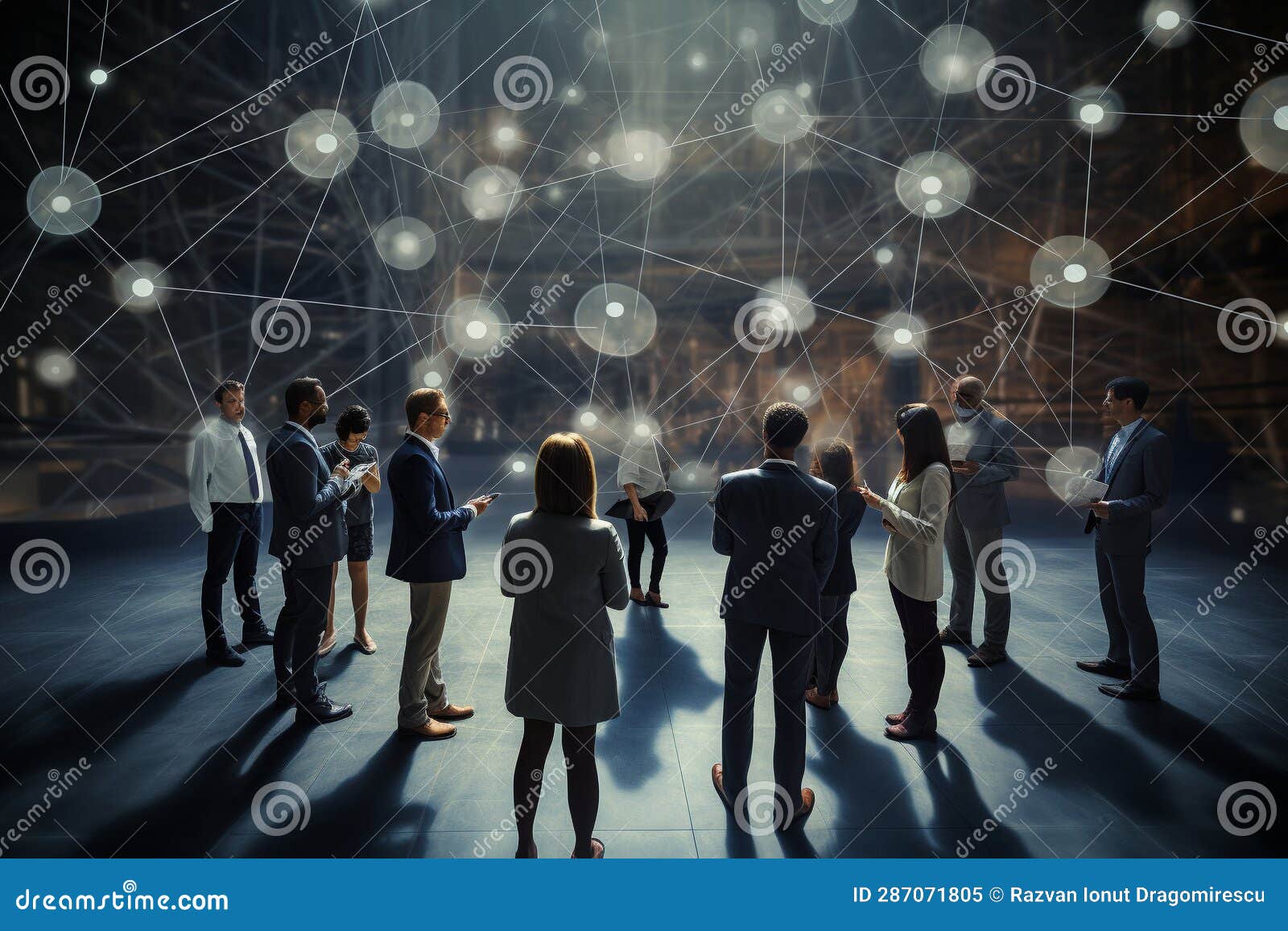 Connected Networks: Visualizing the Power of People Networking. Ai ...