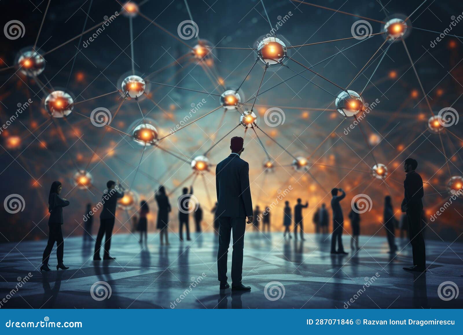 Connected Networks: Visualizing the Power of People Networking. Ai ...
