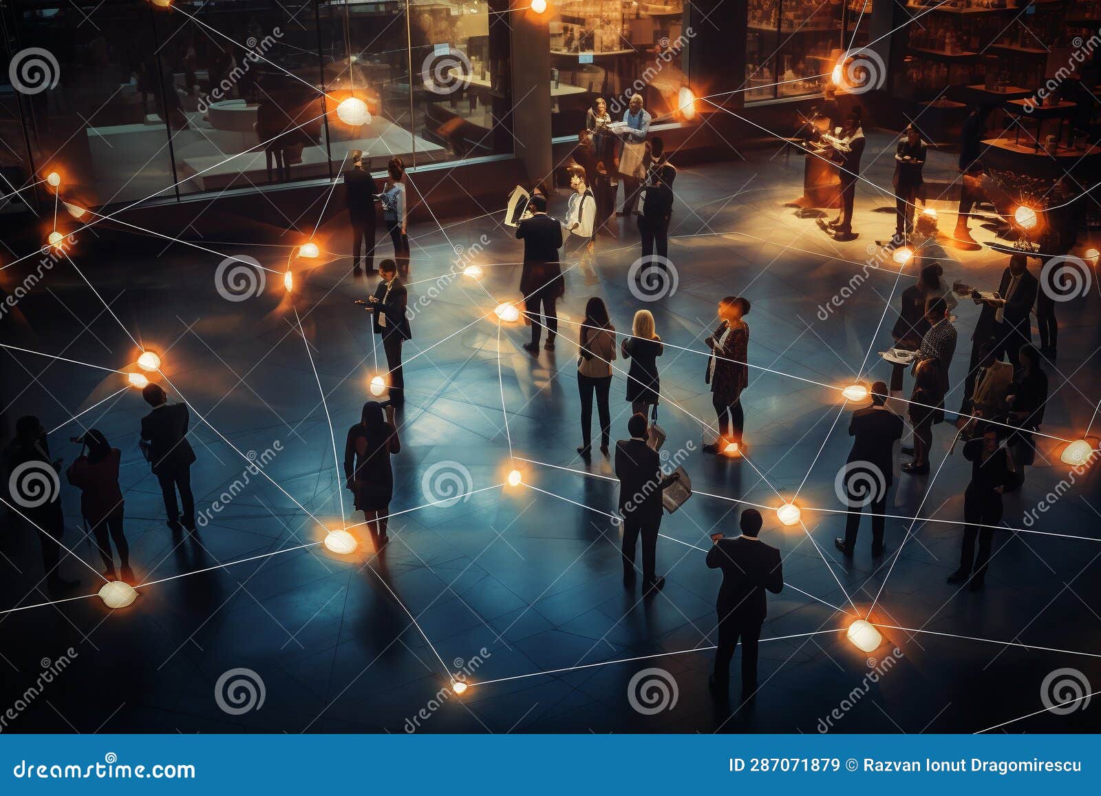 Connected Networks: Visualizing the Power of People Networking. Ai ...