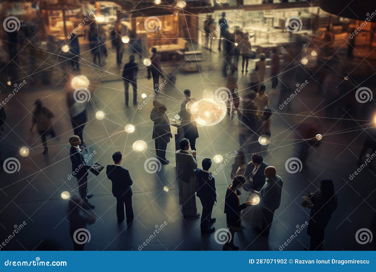 Connected Networks: Visualizing the Power of People Networking. Ai ...