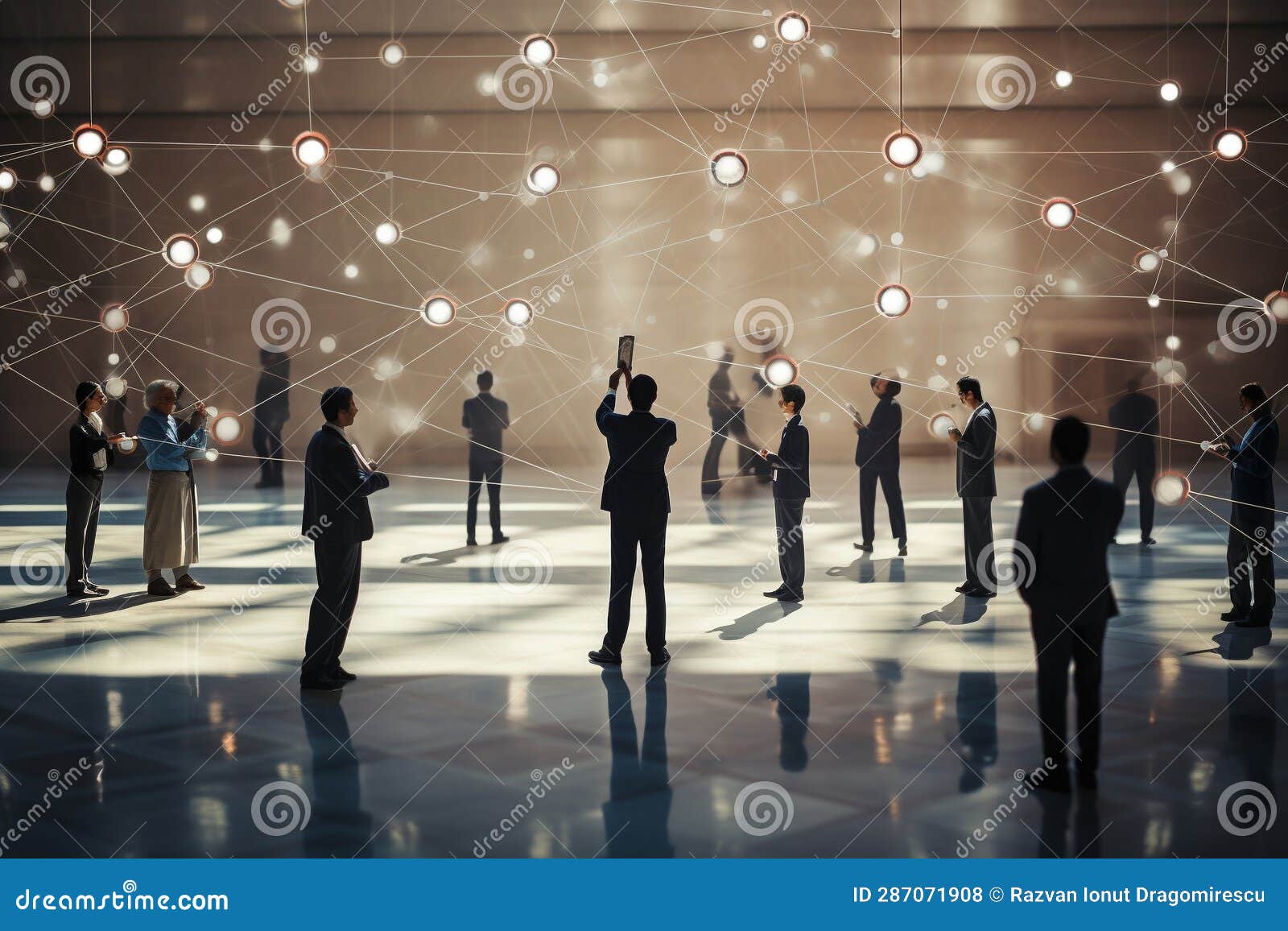 Connected Networks: Visualizing the Power of People Networking. Ai ...