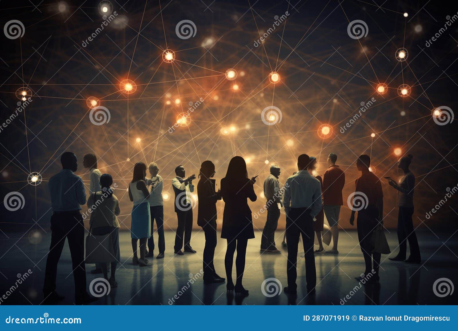 Connected Networks: Visualizing the Power of People Networking. Ai ...