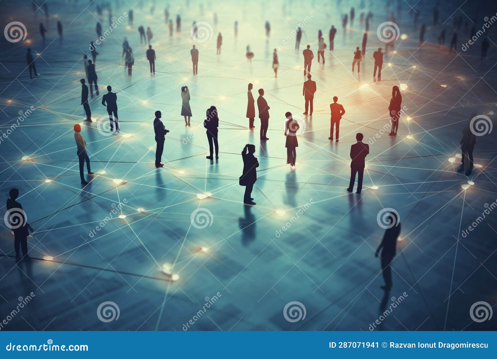 Connected Networks: Visualizing the Power of People Networking. Ai ...