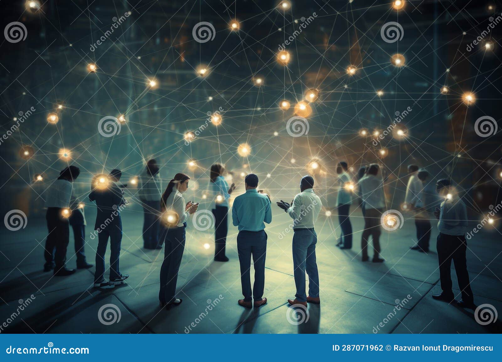 Connected Networks: Visualizing the Power of People Networking. Ai ...