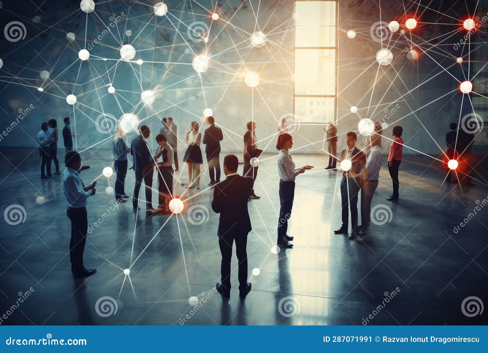 Connected Networks: Visualizing the Power of People Networking. Ai ...