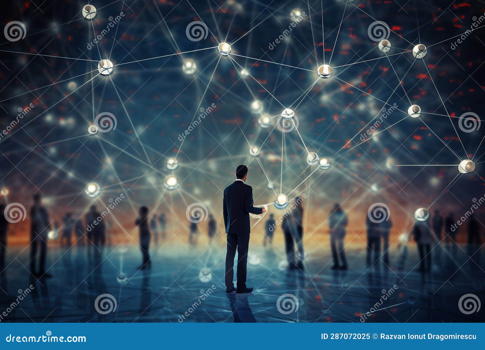 Connected Networks: Visualizing the Power of People Networking. Ai ...