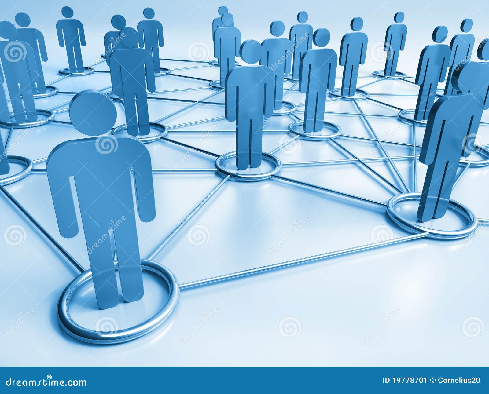 Connected People Symbols Stock Image - Image: 19778701