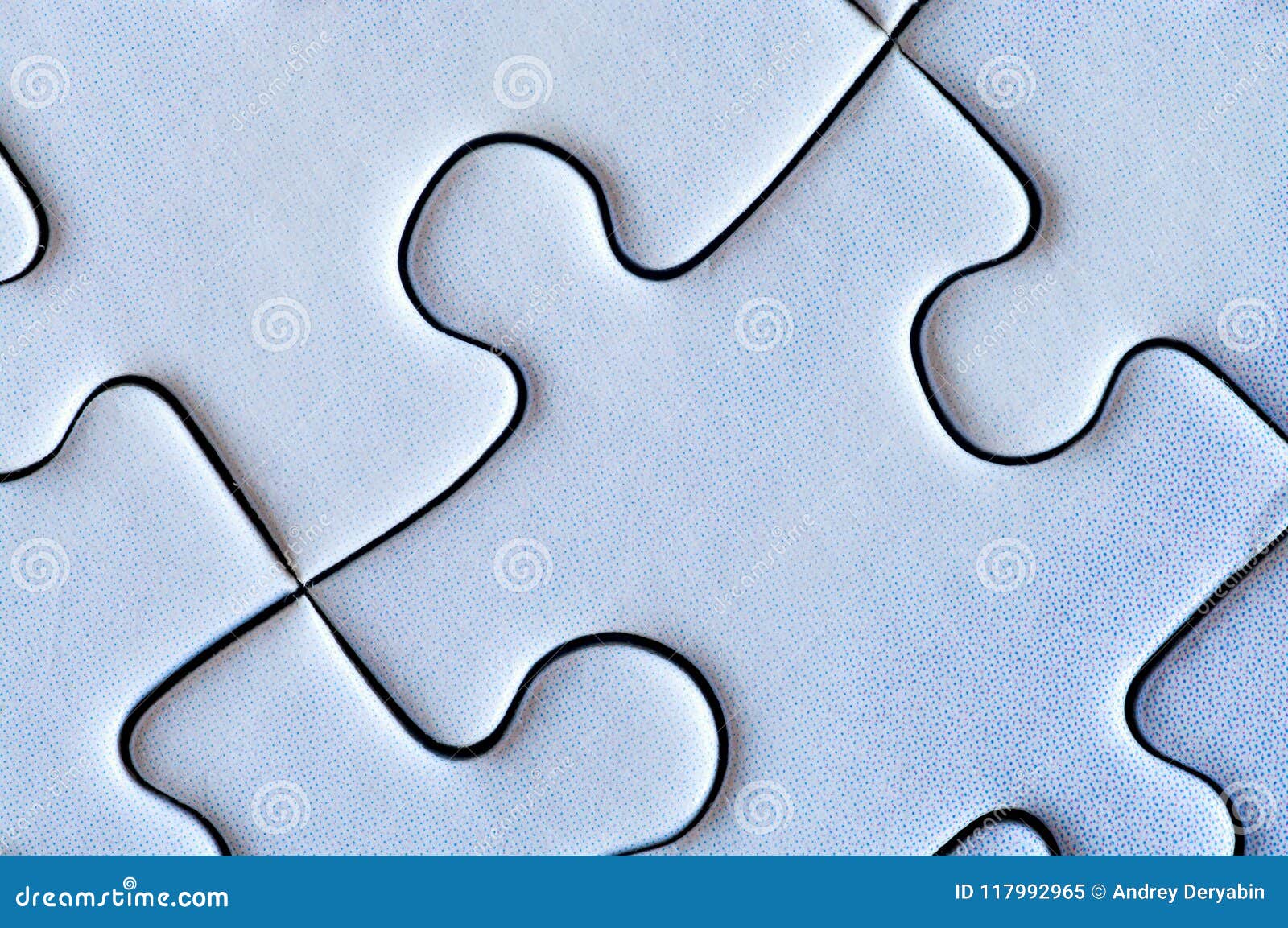 Connected Pieces of One-color Puzzle. Closeup. Stock Image - Image of ...