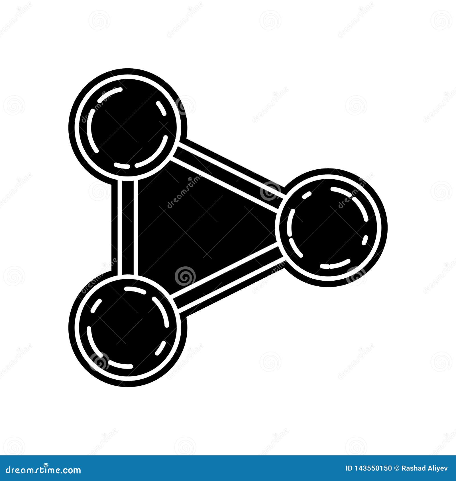 Connected Points Icon. Element of Media Tool for Mobile Concept and Web ...