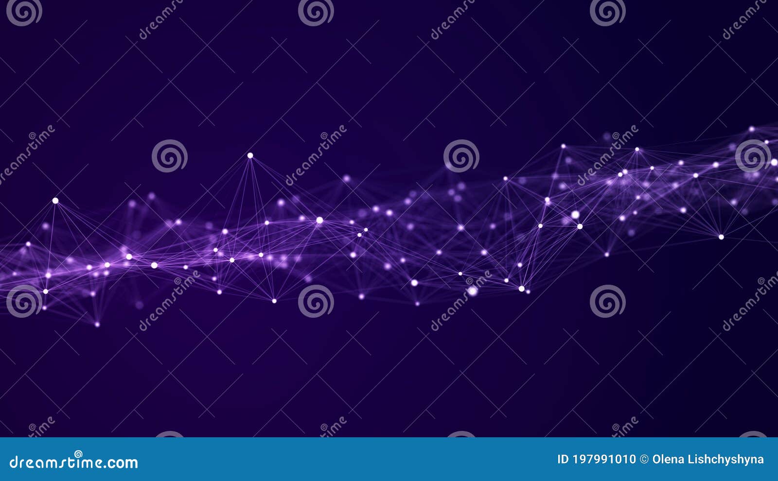 Connected Polygons Plexus Geometric Background Vector Illustration ...