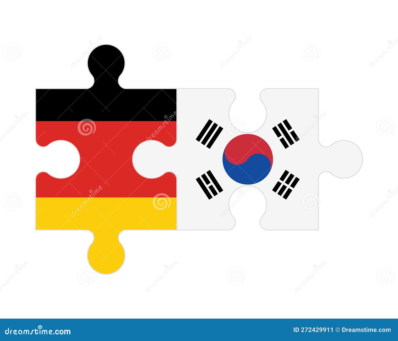 Germany Vs South Ossetia, Symbol Of Two National Flags. Relationship ...