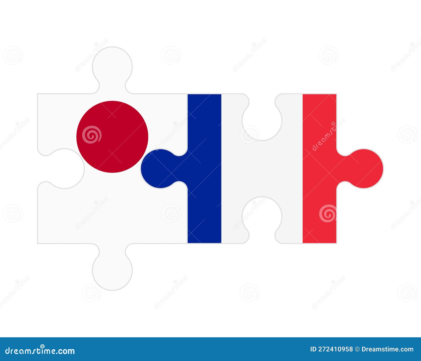 Puzzle of Flags of Japan and France, Vector Stock Vector - Illustration ...