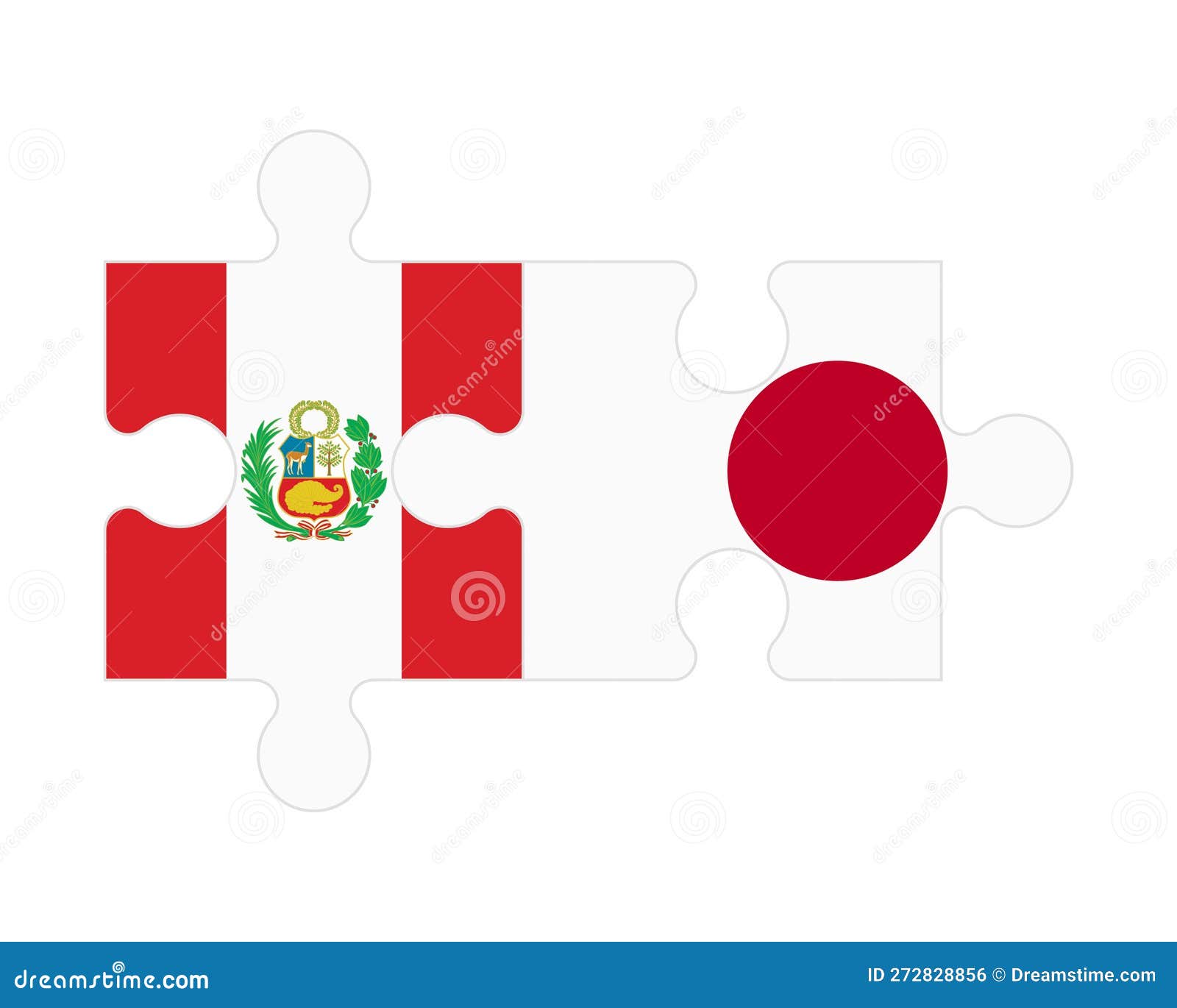 Puzzle of Flags of Peru and Japan, Vector Stock Vector - Illustration ...