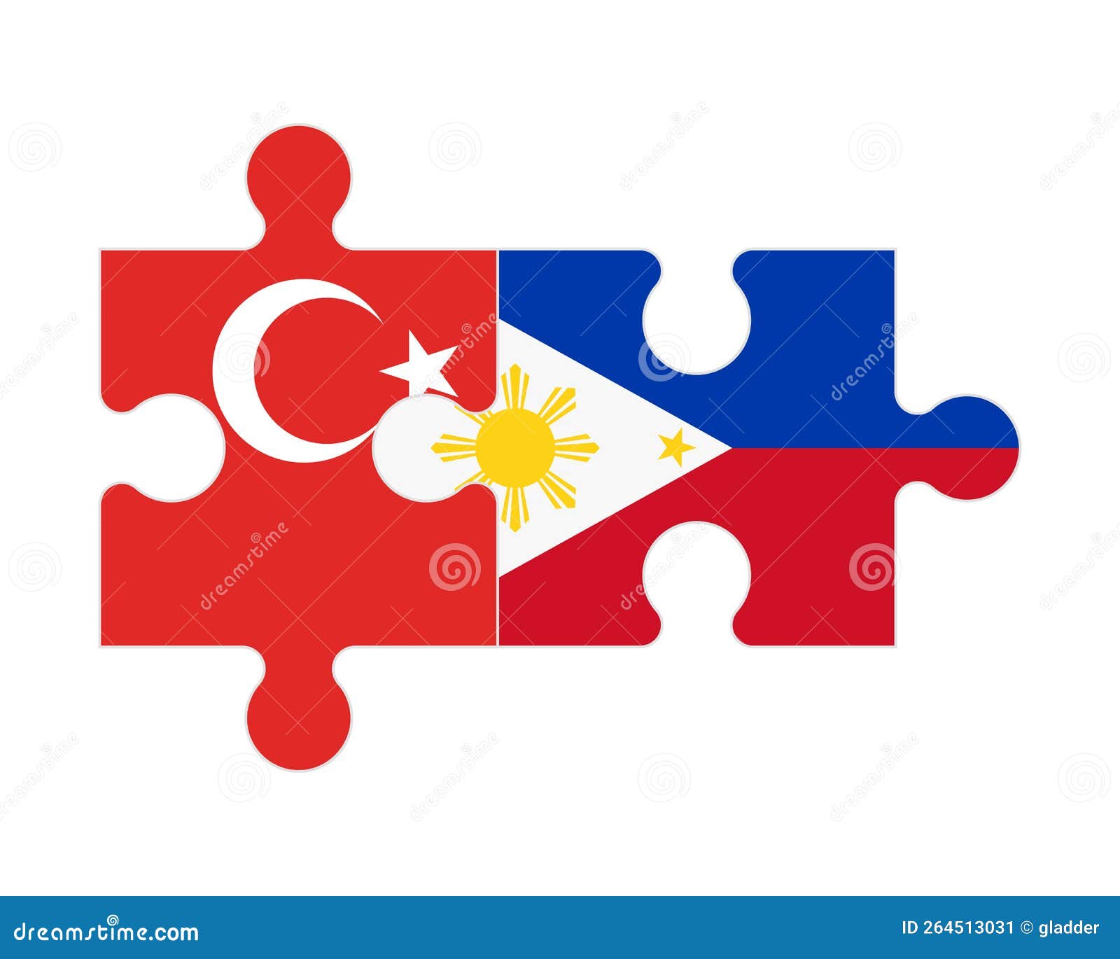 Turkey Vs Philippines, Filipino Smoke Flags Placed Side By Side. Thick ...