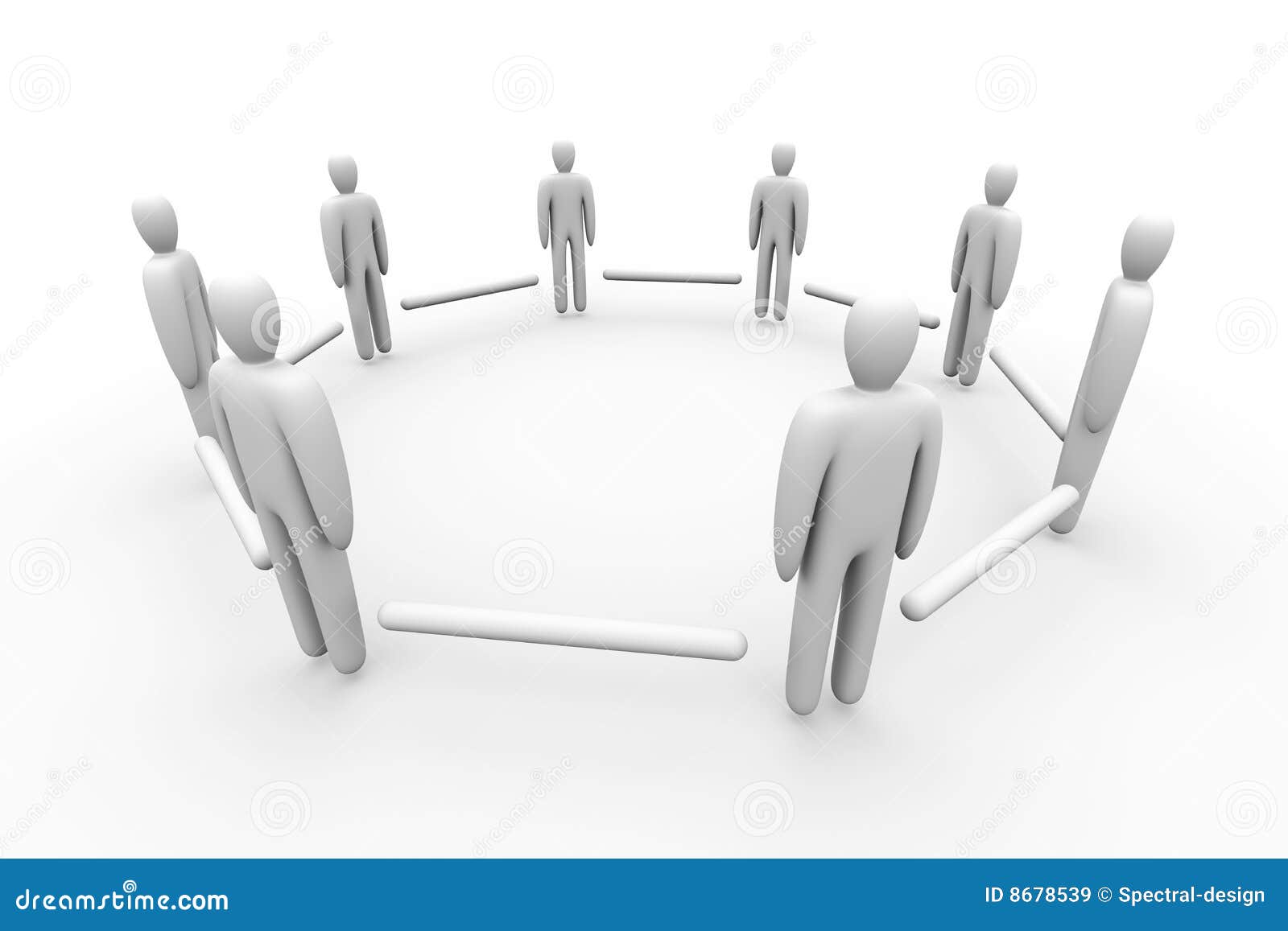 Connected Team stock illustration. Illustration of crew - 8678539