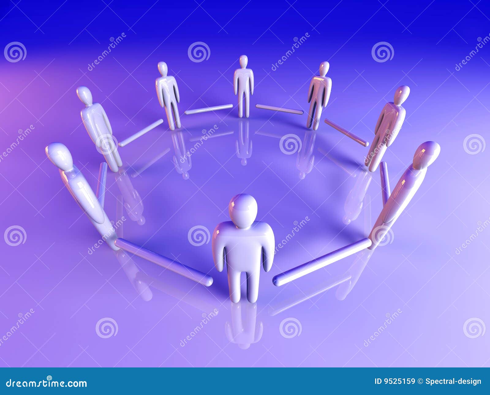 Connected Team stock illustration. Illustration of connected - 9525159