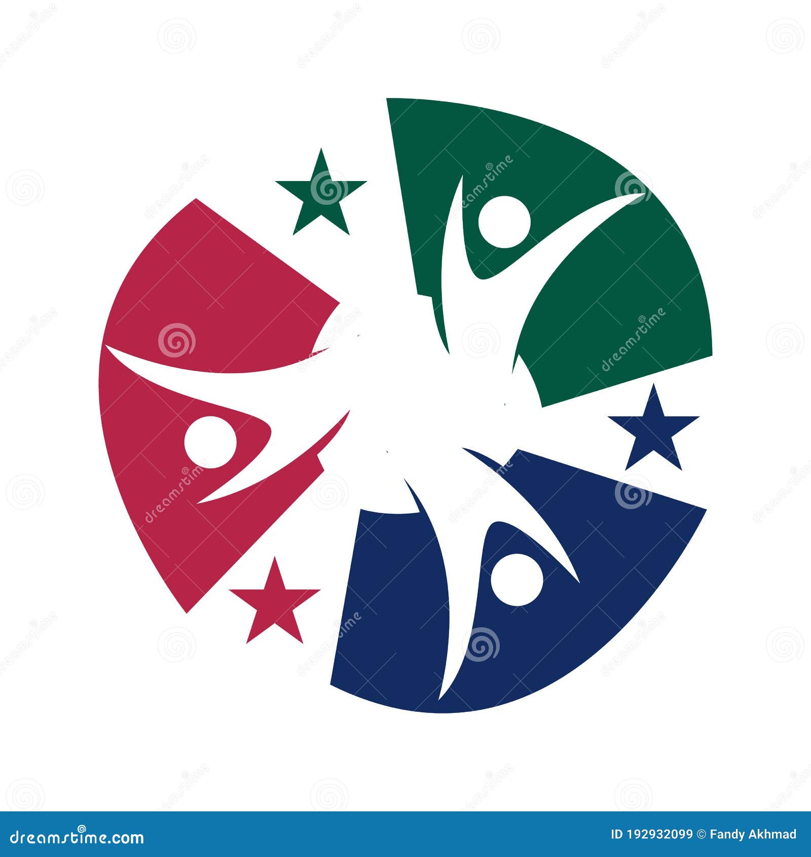 Connected Unity Colorful People Community Logo Design Vector ...