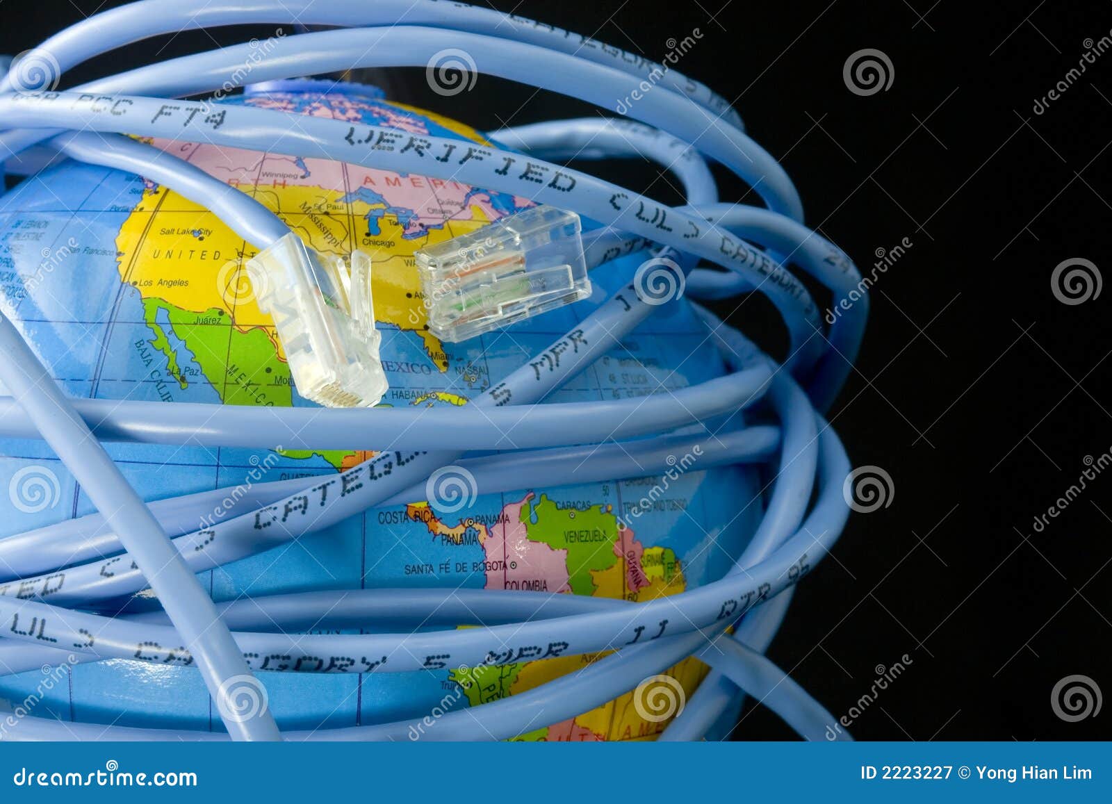 Connected world stock image. Image of internet, information - 2223227