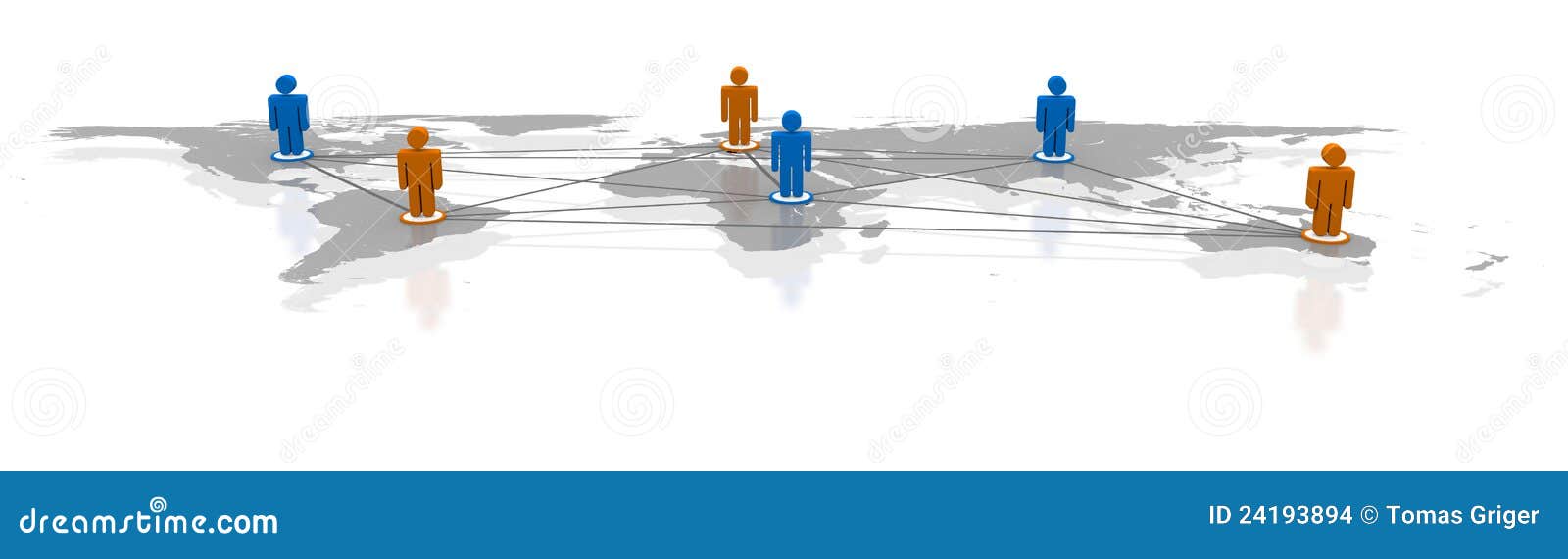 Connected world stock illustration. Illustration of global - 24193894