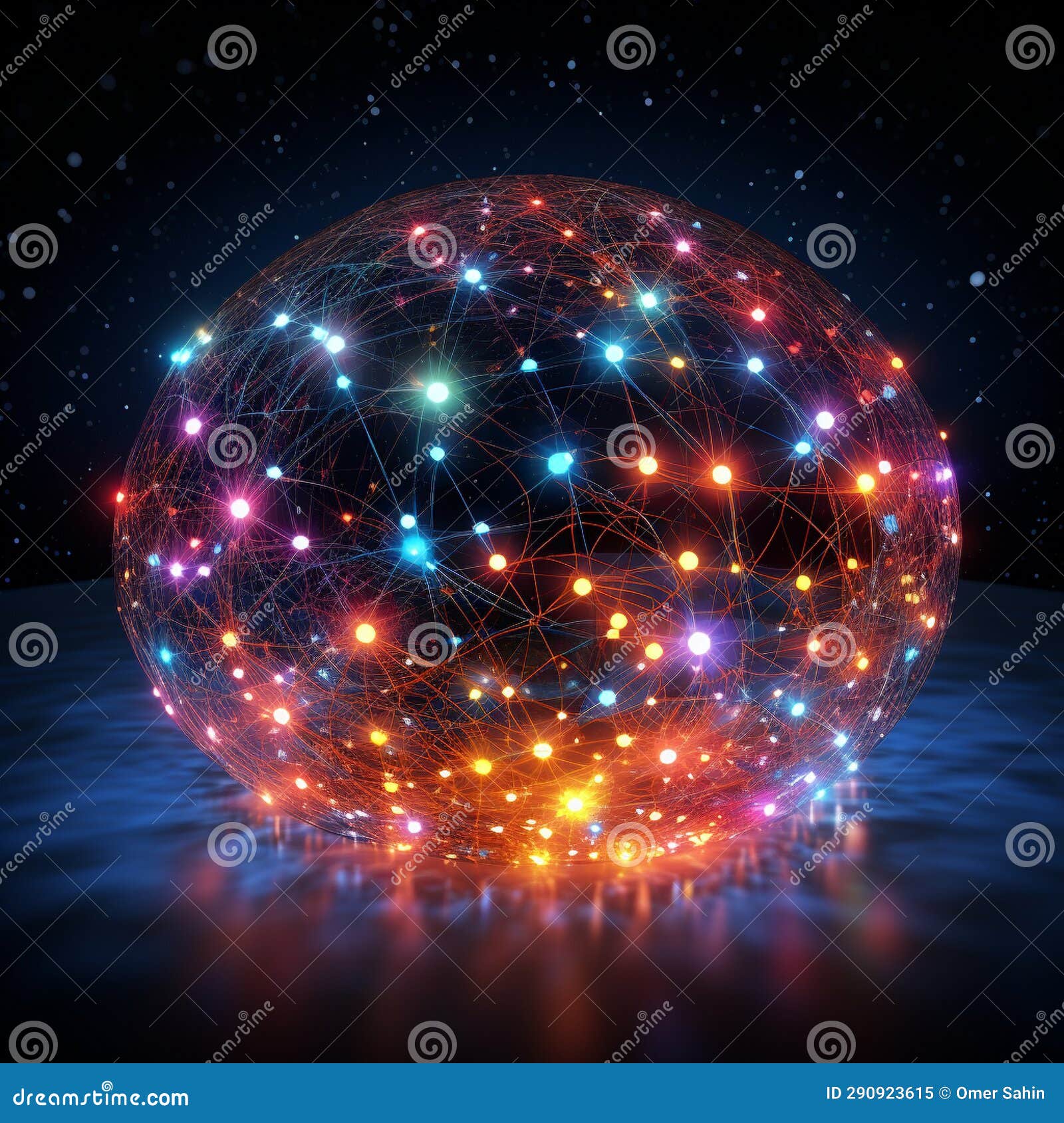 Connected World stock illustration. Illustration of defines - 290923615