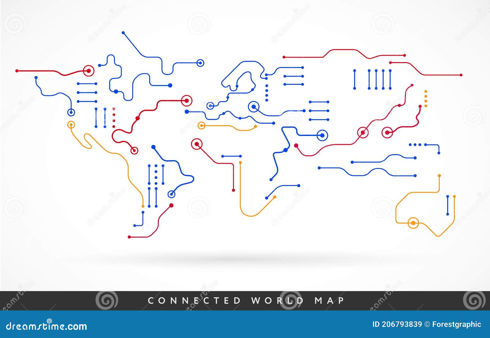 Connect Map Stock Illustrations – 71,413 Connect Map Stock ...