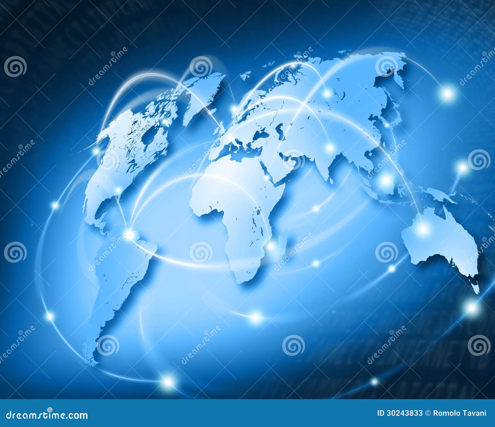 World connected - europe stock illustration. Illustration of connect ...