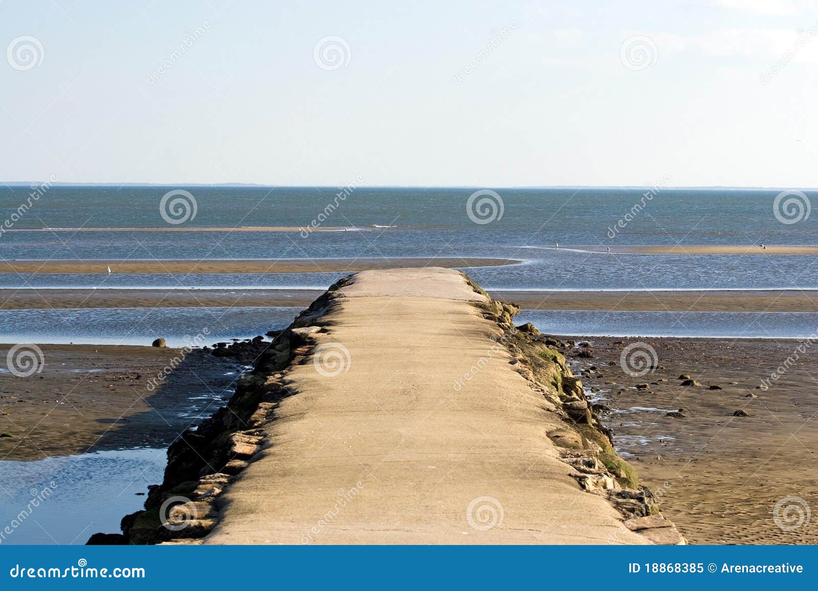 Connecticut Beach Jetty stock image. Image of beach, landscape - 18868385