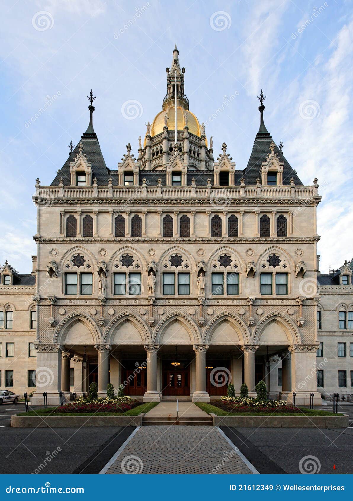Connecticut State Capitol Building Stock Image - Image of city ...