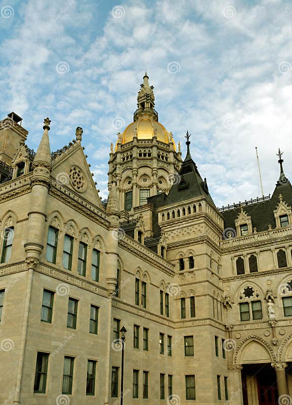 Connecticut State Capitol Building Stock Image - Image of city, state ...