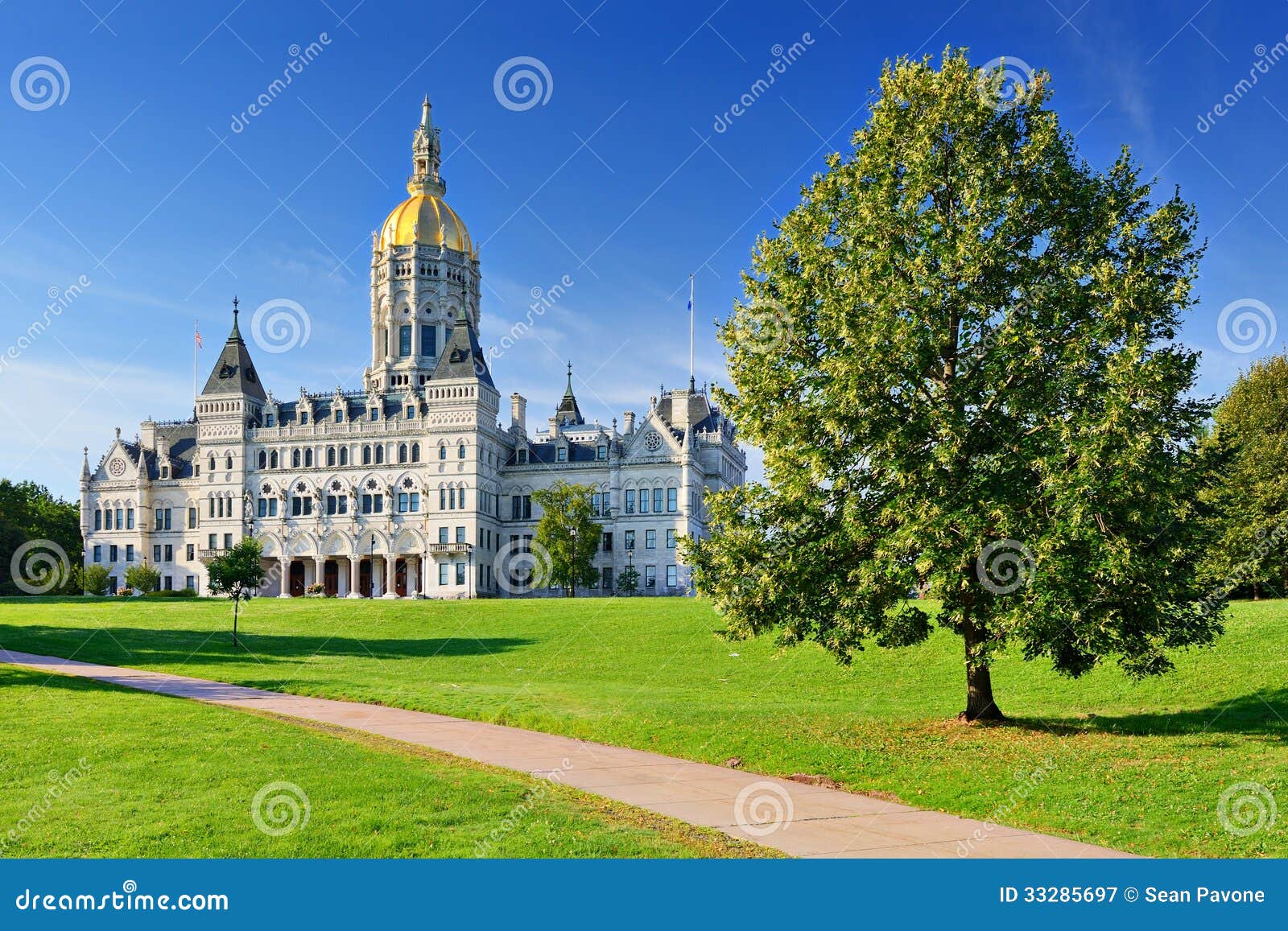 Connecticut State Capitol stock image. Image of connecticut - 33285697
