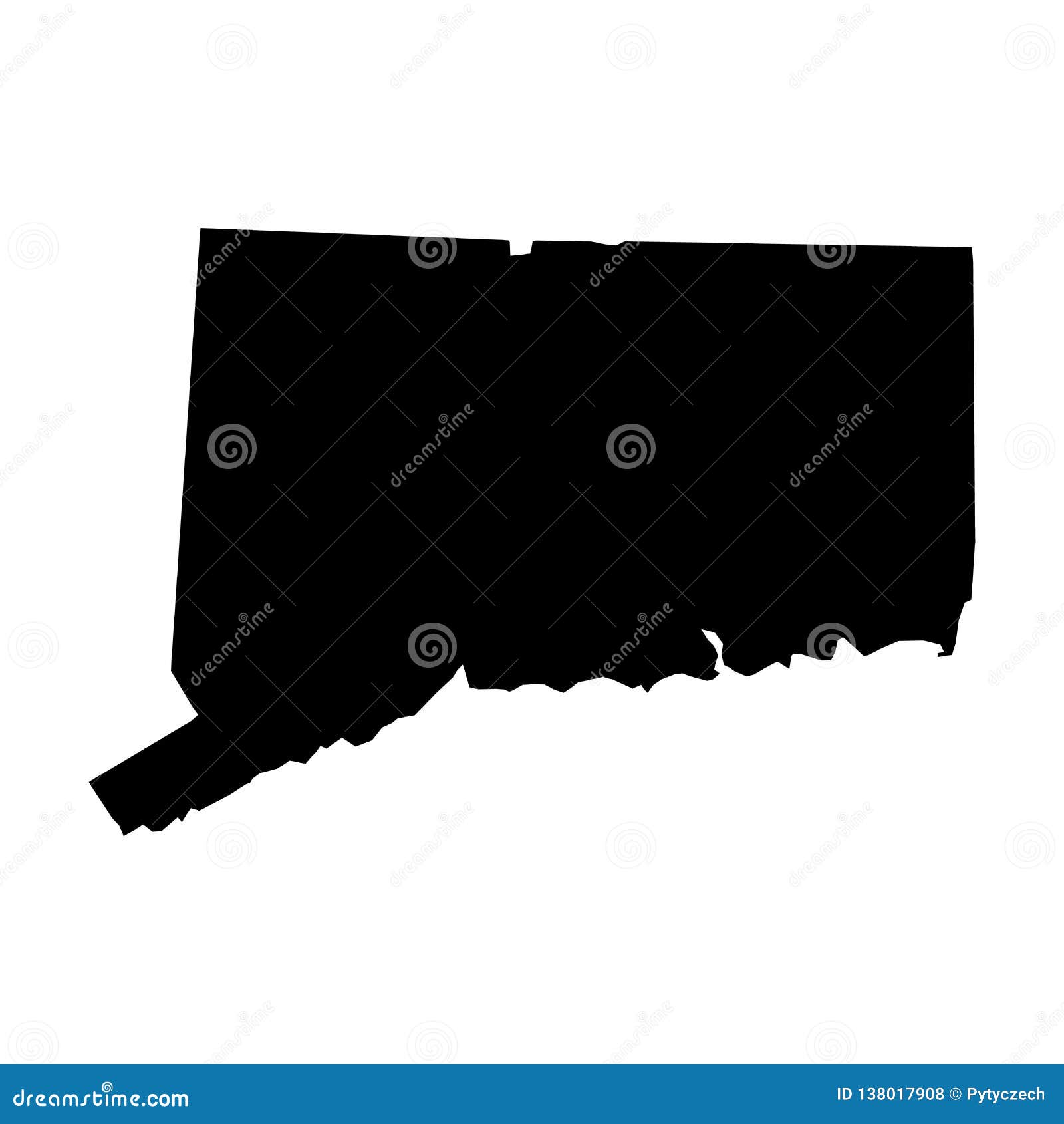 Connecticut Map. State And District Map Of Connecticut. Administrative ...