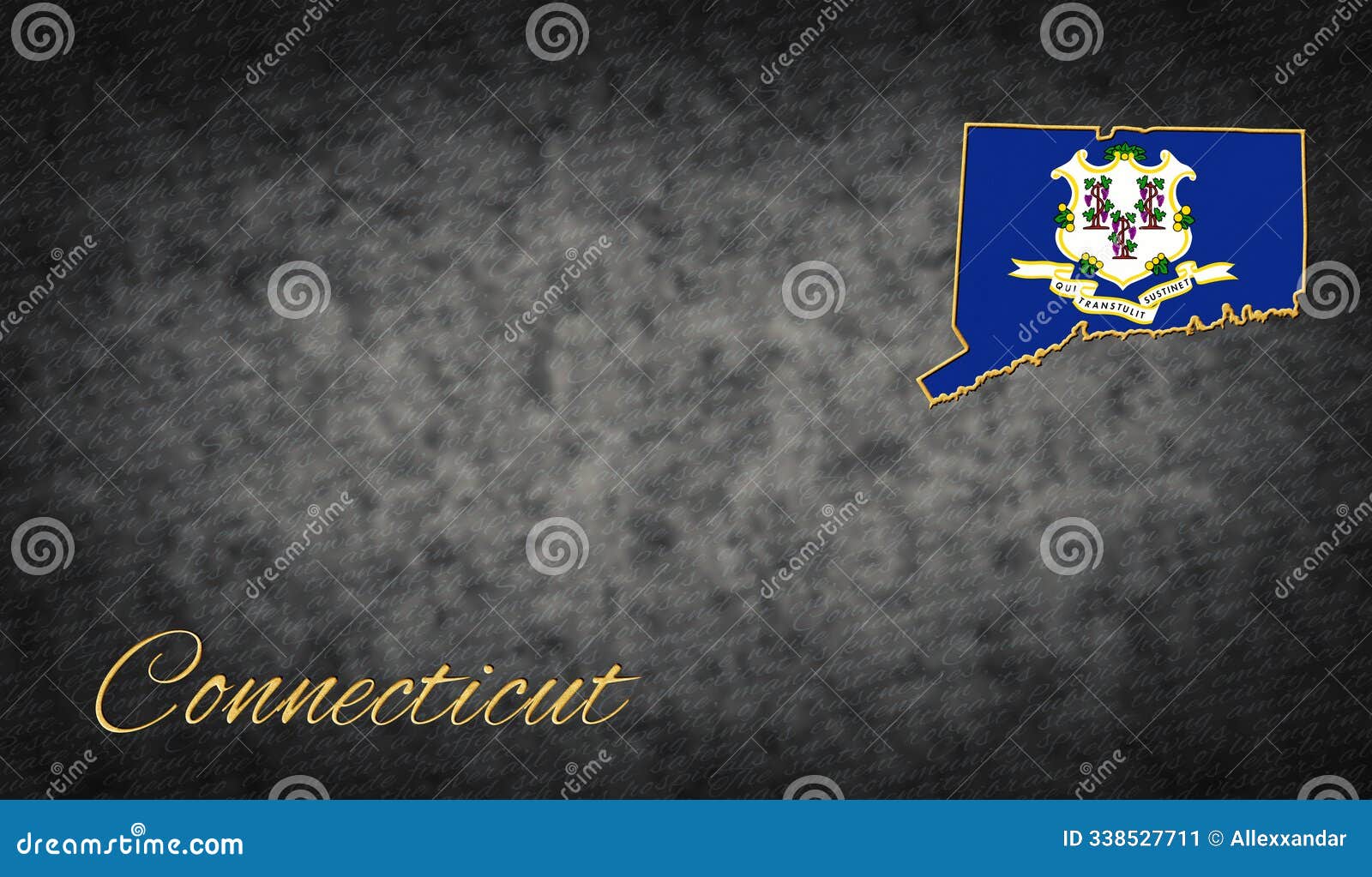 Connecticut Symbols, Map of Connecticut Stock Image - Image of mystic ...