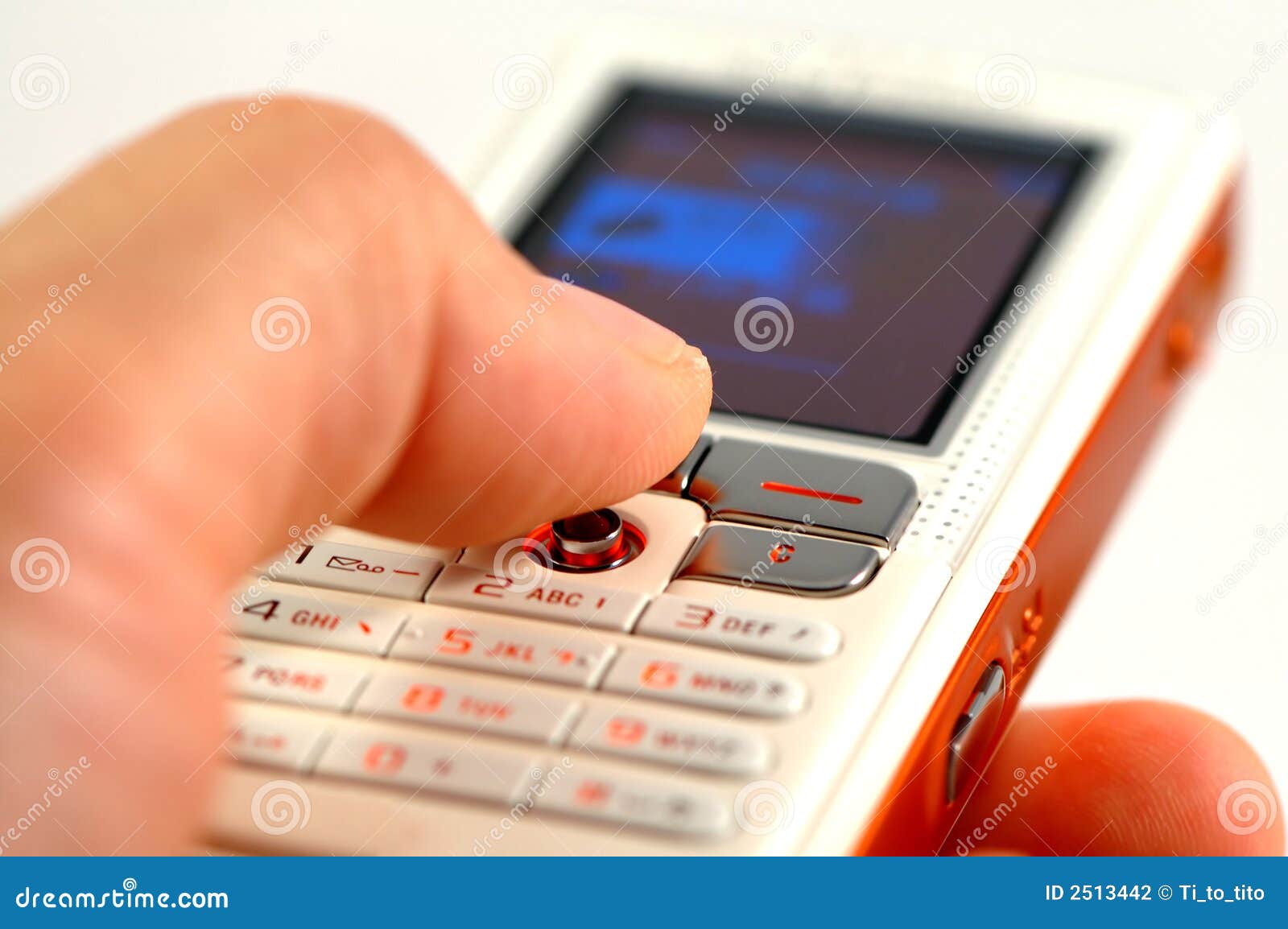 Connecting stock photo. Image of hand, cellphone, cell - 2513442
