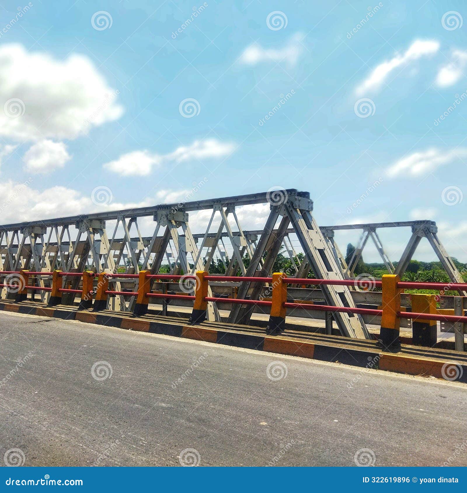 Connecting Bridge for Motorized Vehicles Stock Photo - Image of railway ...
