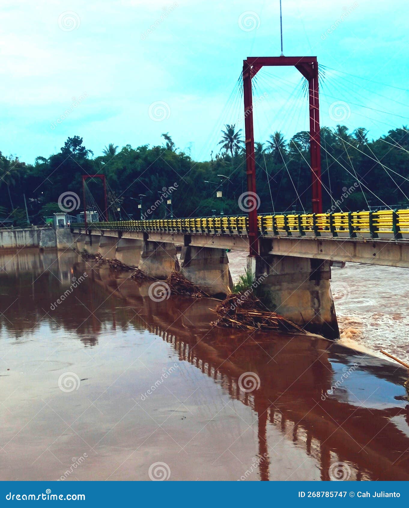 The Connecting Bridge between the Two Villages that Divides the Breadth ...